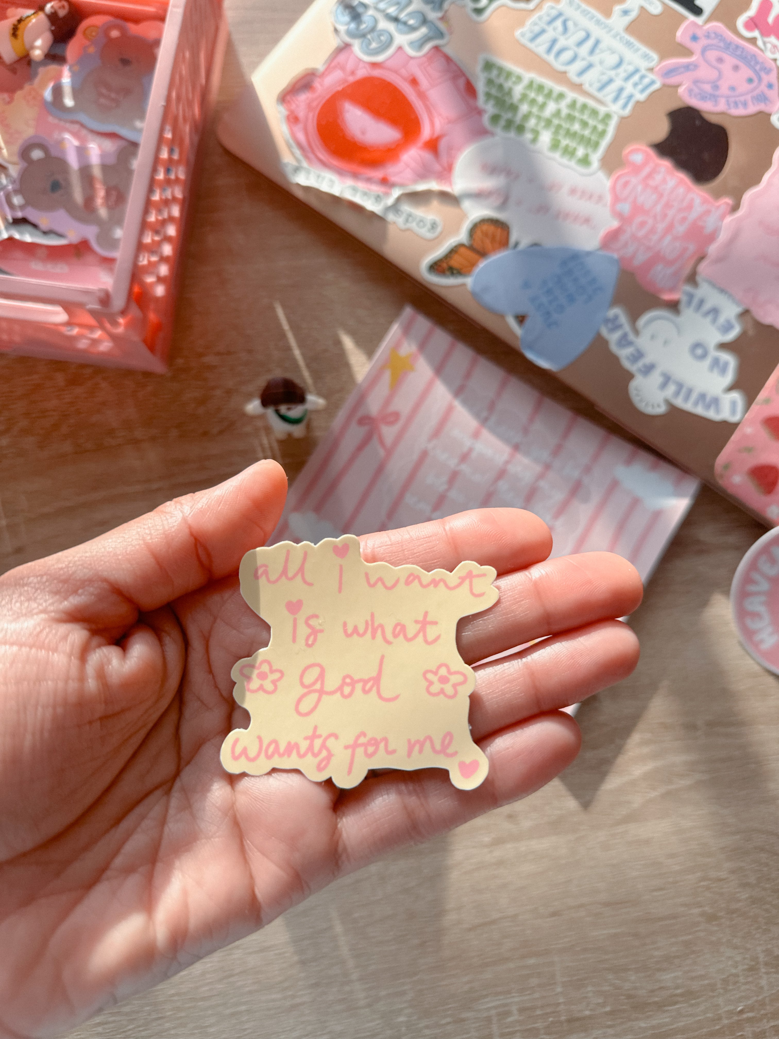 All I Want Sticker – Heavenly Joy